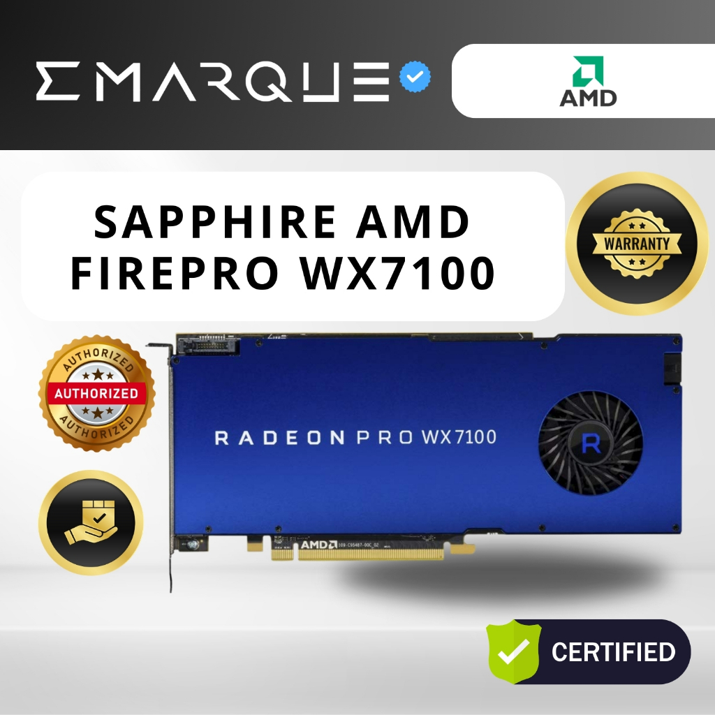SAPPHIRE AMD FIREPRO WX7100 8GB DDR5 256Bit | Shopee Malaysia