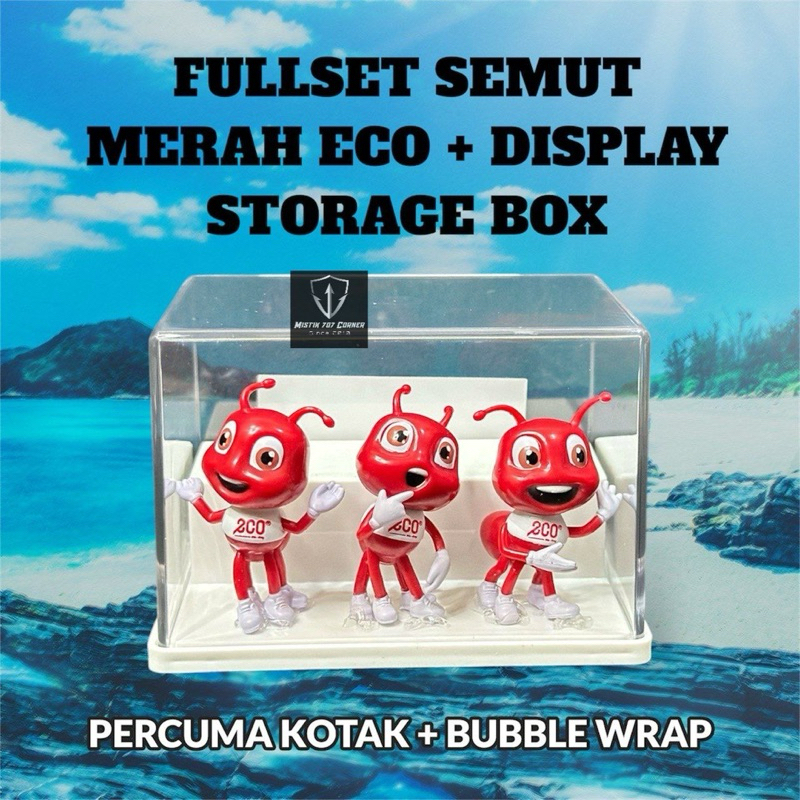 Eco Mascot Semut Merah & kuning Ant Eco Shop Collector DIY | Shopee ...