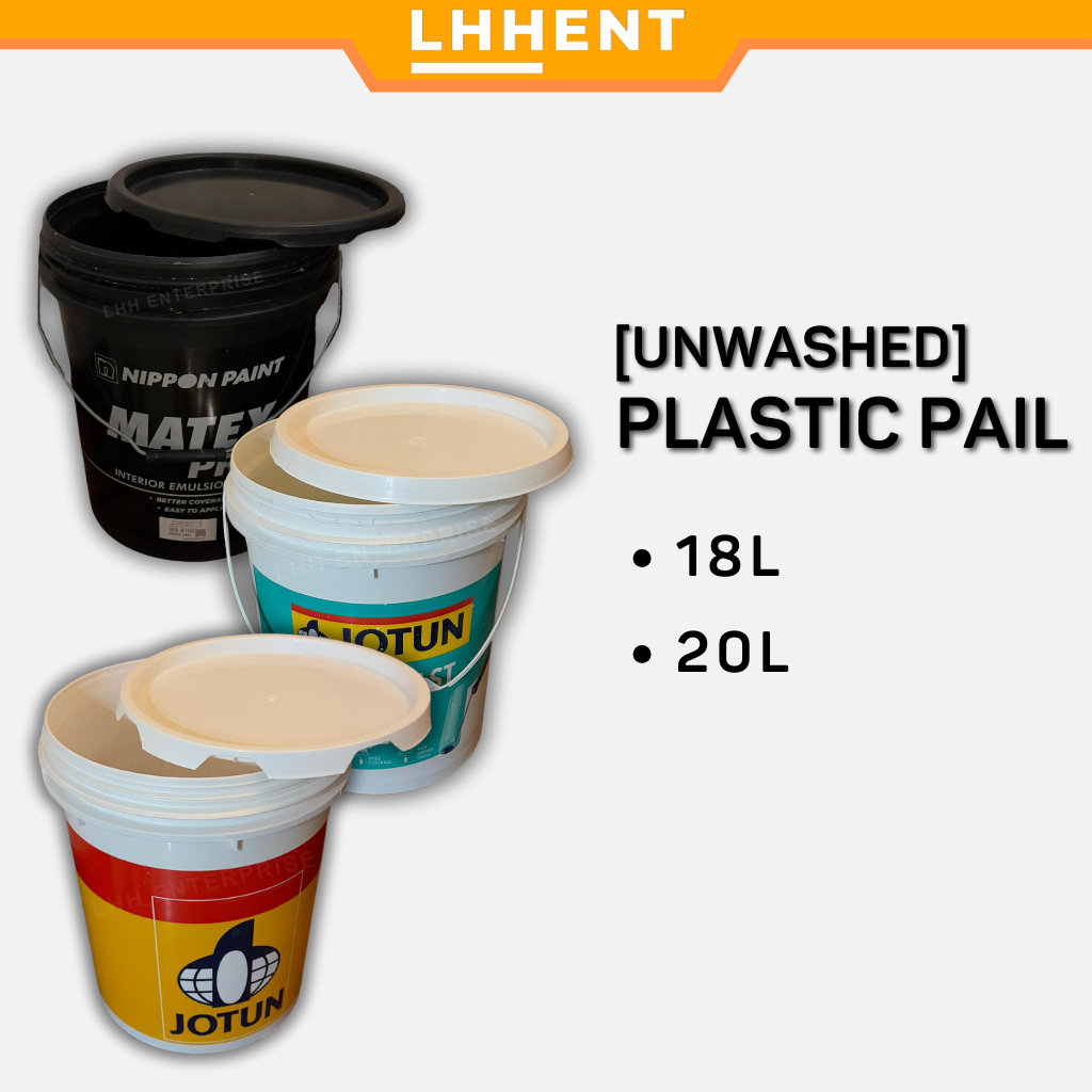 [UNWASHED] LHH ENTERPRISE | 18L 20L Tong Cat Kosong Tong Terpakai Empty ...