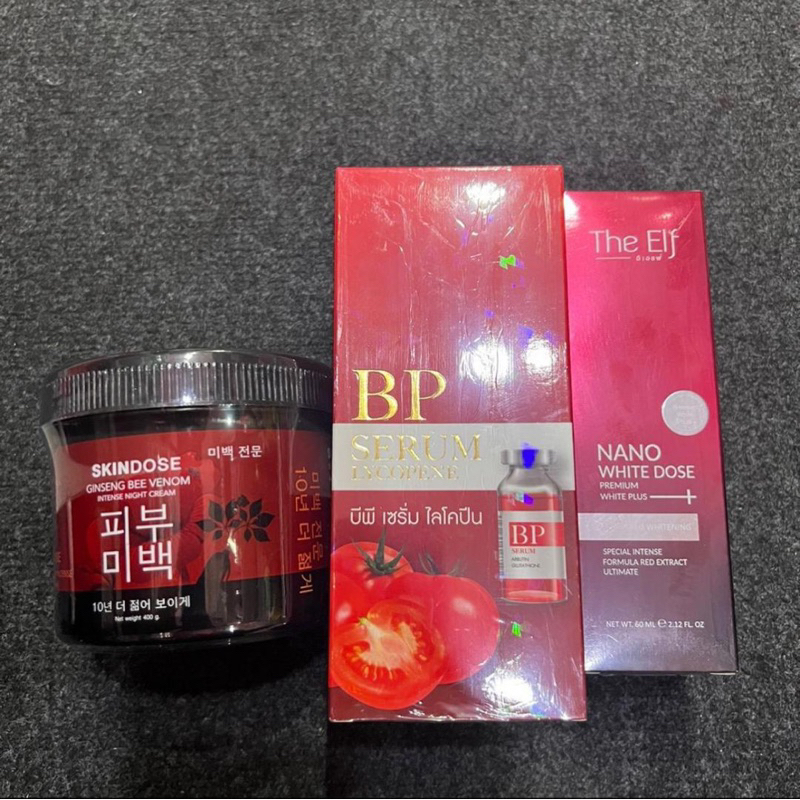 COMBO 3in1(SKINDOSE LOTION+BP SERUM+ELF SERUM) | Shopee Malaysia