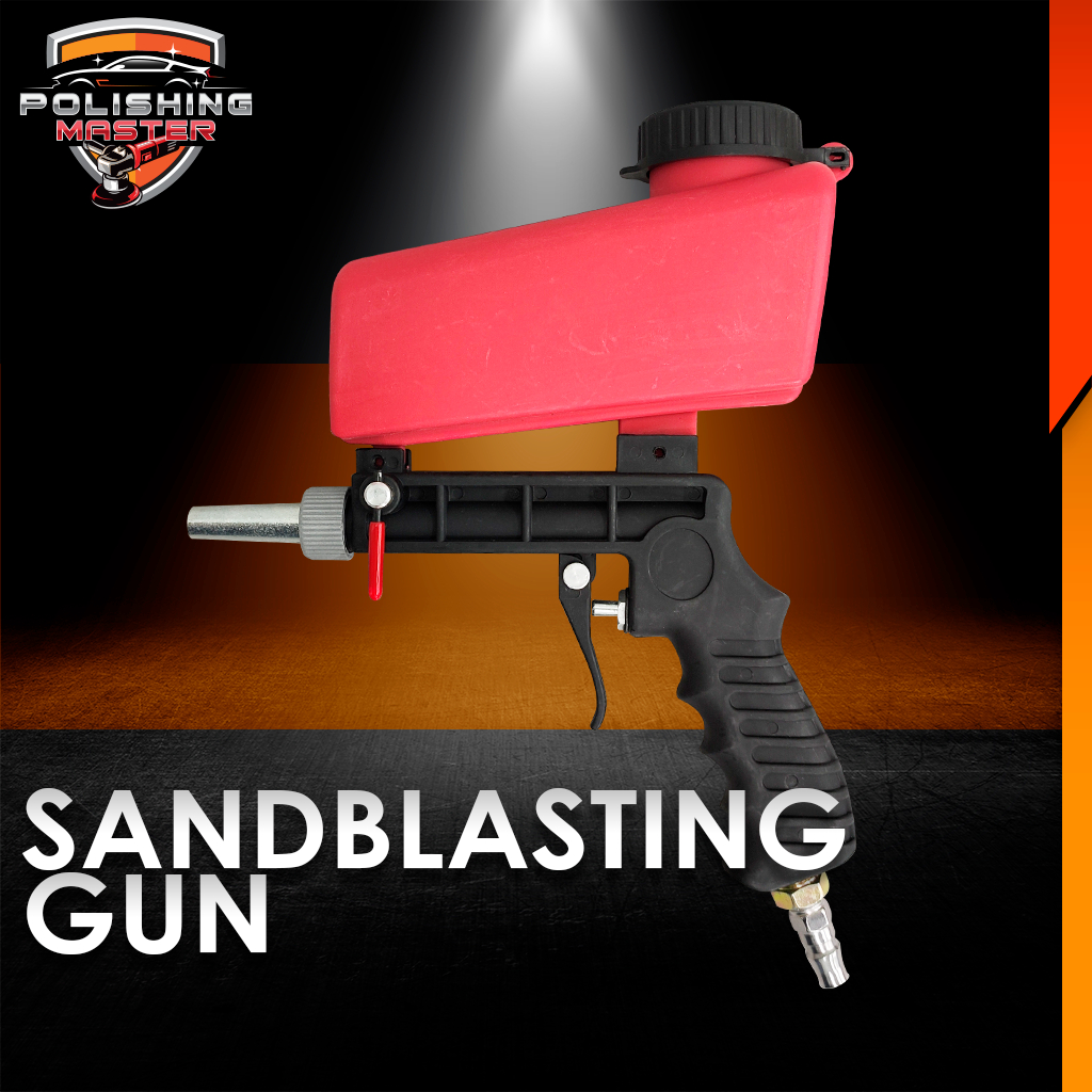 90PSI Portable Gravity Sandblasting Gun Pneumatic Rust Blasting Device ...