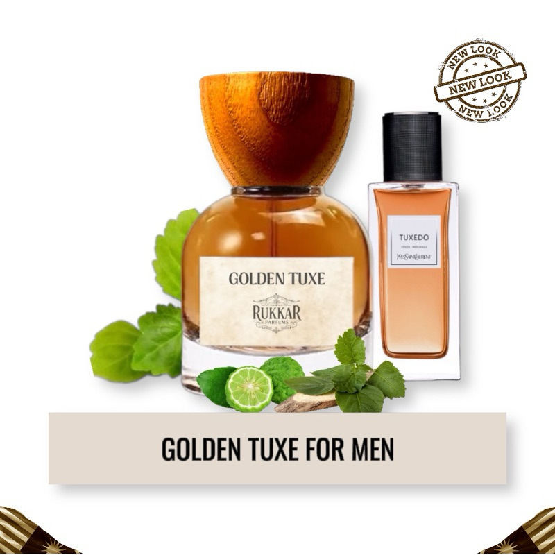 Rukkar Perfume GOLDEN TUXE – Perfume Lelaki, Aroma Elegan dan Misterius ...