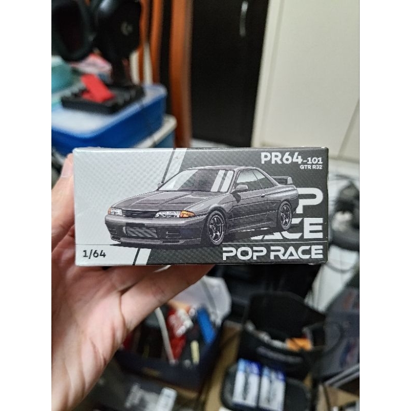 Pop Race Nissan Skyline GT-R R32 Gun Grey Metallic | Shopee Malaysia