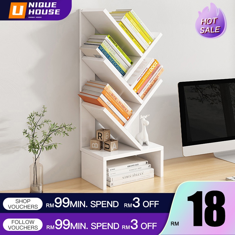 Rak Buku Book Rack Desk Organizer Table Bookshelf Rak Buku Atas Meja ...
