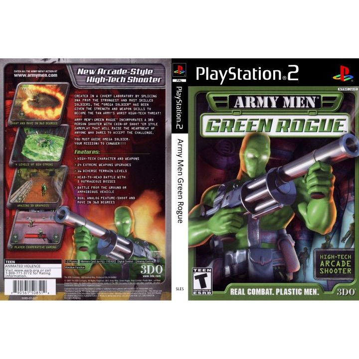 PS2 CD DVD Army Men Green Rogue | Shopee Malaysia