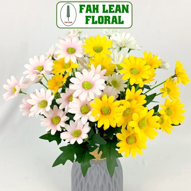 Artificial Brazil Daisy Flower 36cm / Bunga Hiasan Hand Bouquet Bunga ...