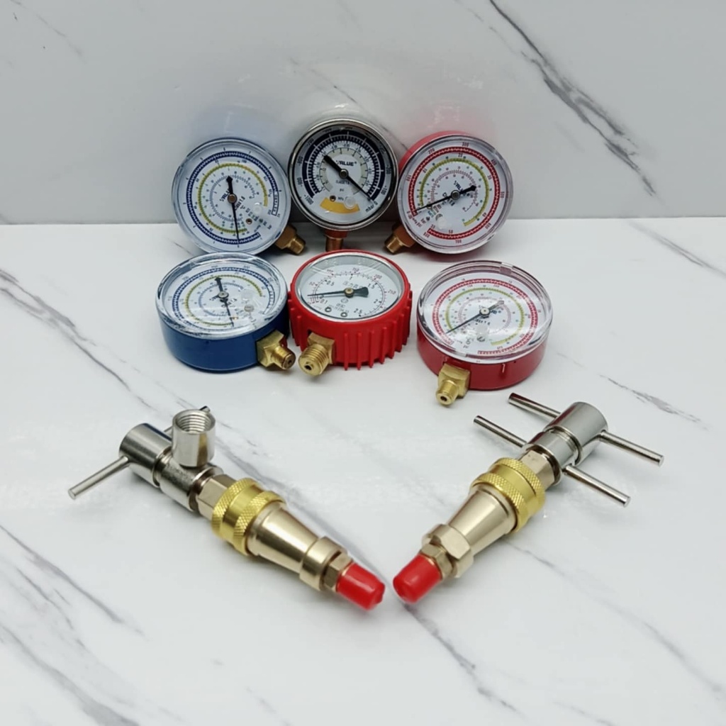 Pressure Meter / Quick Coupling Brass/ Vacuum gauge check pressure air ...