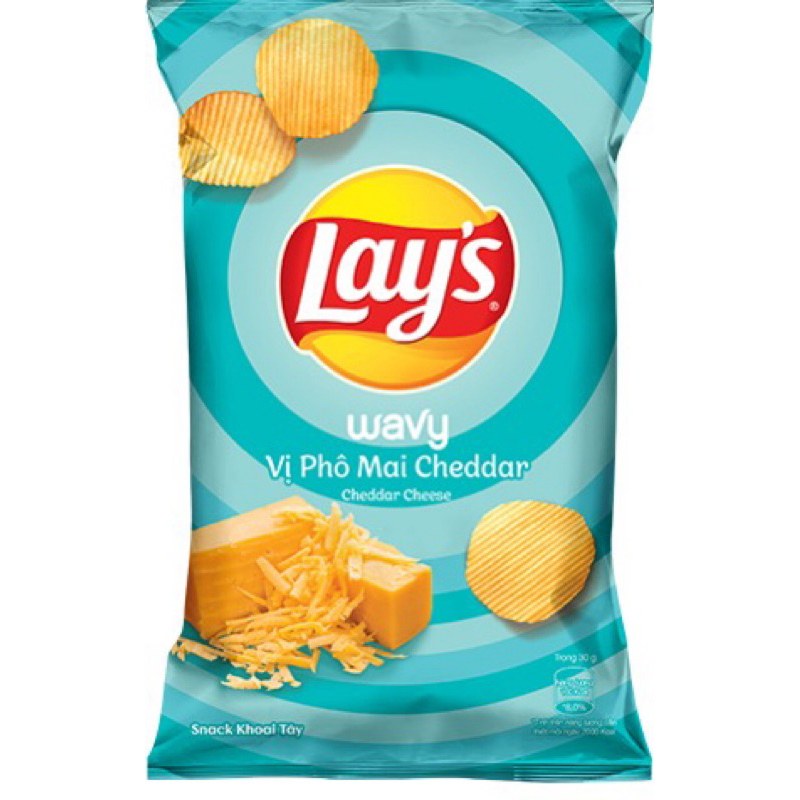 🧀 Lay’s Wavy Cheddar Cheese Potato Chips – Bold, Cheesy, and Crunchy! 🥔 ...