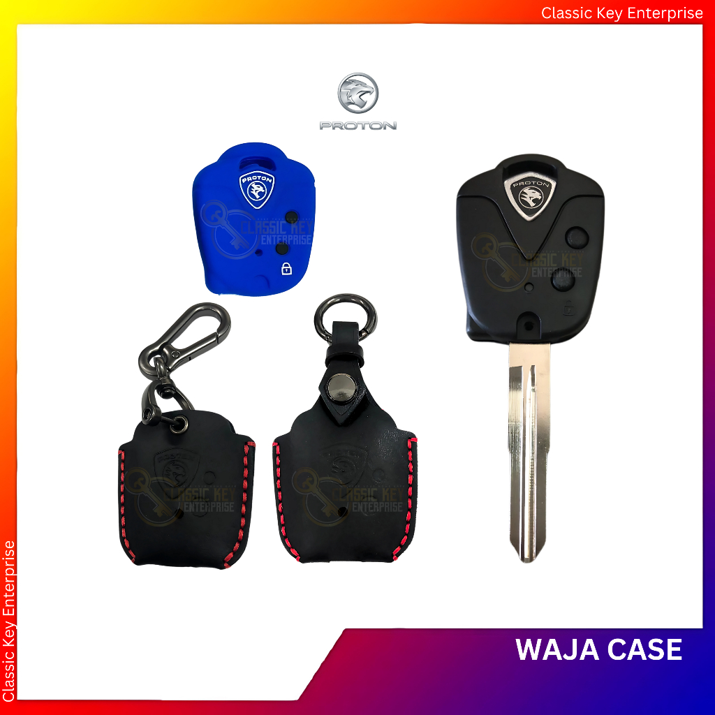 Proton Remote Key Casing | Silicone | Leather Case Waja Saga Blm Flx ...