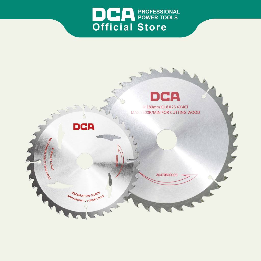 DCA Original TCT Saw Blade Professional Grade Wood (4''-10''/1Pcs ...