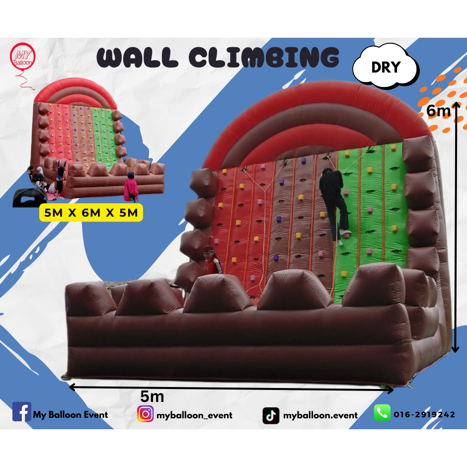 RENTAL/SEWA SOOPA DOOPA WALL CLIMBING (DRY) | Shopee Malaysia