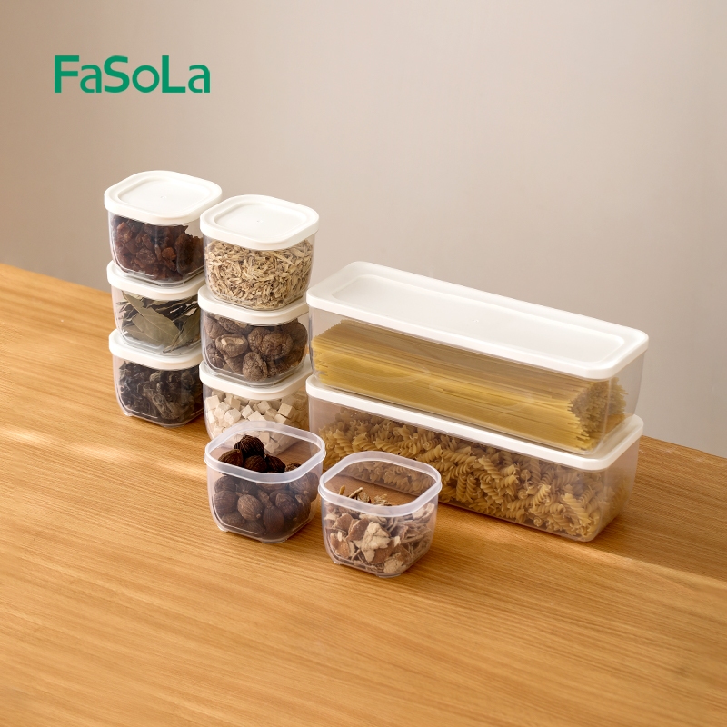 FaSoLa Long Crisper Box / Spice Storage Box（White）長形保鮮盒 / 香料收納盒 | Shopee Malaysia