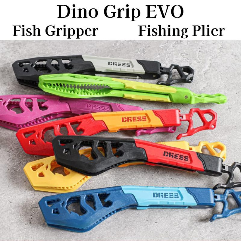 DRESS Dino Grip EVO Fish Grip | Ultra-Light 70g | Fishing Plier Tool ...