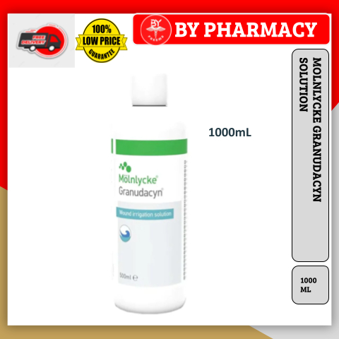 Molnlycke Granudacyn Wound Irrigation Solution 1000mL Prontosan ...