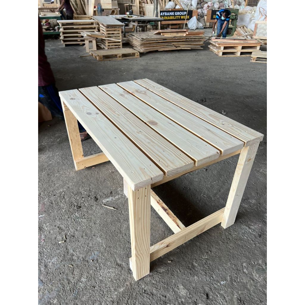 RE-KAYU Outdoor Bench Waterproof Garden Bench Dining Patio | Shopee ...