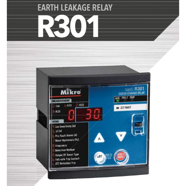 MIKRO ( R301 ) Earth Leakage Relay Replace NX301 ZCT40S ZCT60S ZCT80S ...