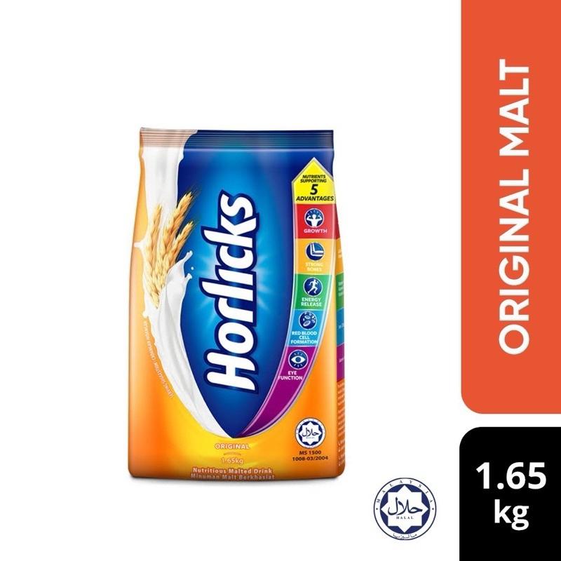 Horlicks Original Nutritious Malted Drink 400g/1.65kg | Shopee Malaysia