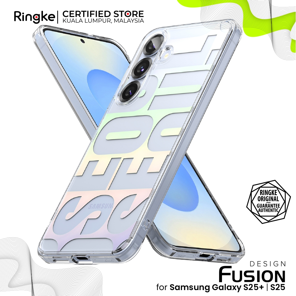 RINGKE® FUSION DESIGN Holographic Samsung Galaxy S25+/ S25 Seoul Design ...
