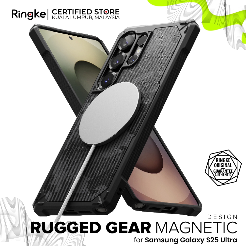 RINGKE® RUGGED GEAR MAGNETIC Samsung Galaxy S25 Ultra Striking ...