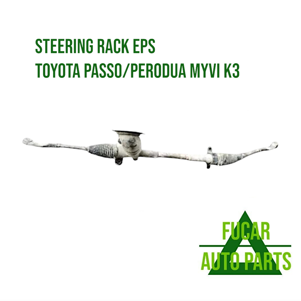 USED STEERING RACK EPS TOYOTA PASSO/PERODUA MYVI K3 JAPAN PARTS ...