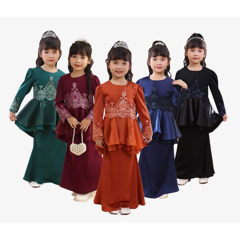 💕RAYA KIDS 2025 💕 COOL ELVES BAJU RAYA Embroidery (Bersulam) | Shopee ...