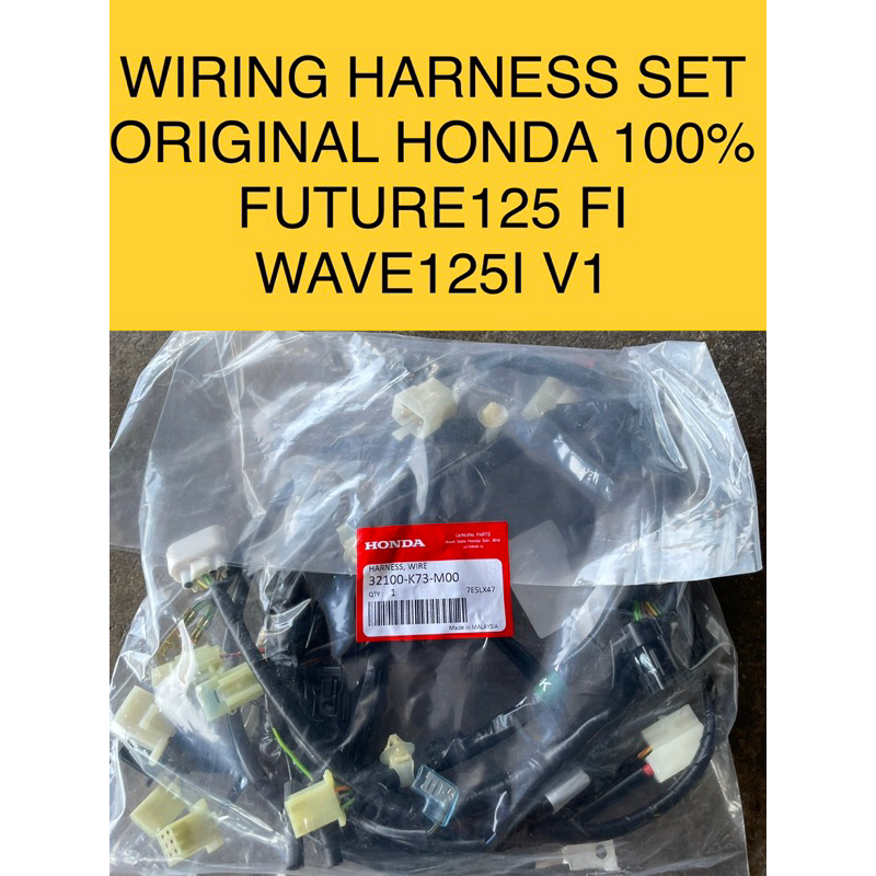 WAVE125I V1 WIRING SET WIRE HARNESS SET ORIGINAL 100% HONDA FOR ...