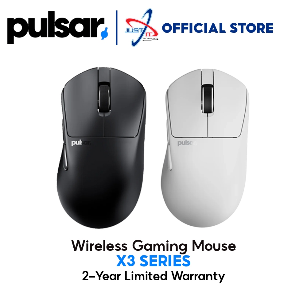 PULSAR X3 MINI / MEDIUM WIRELESS GAMING MOUSE - BLACK / WHITE | Shopee ...