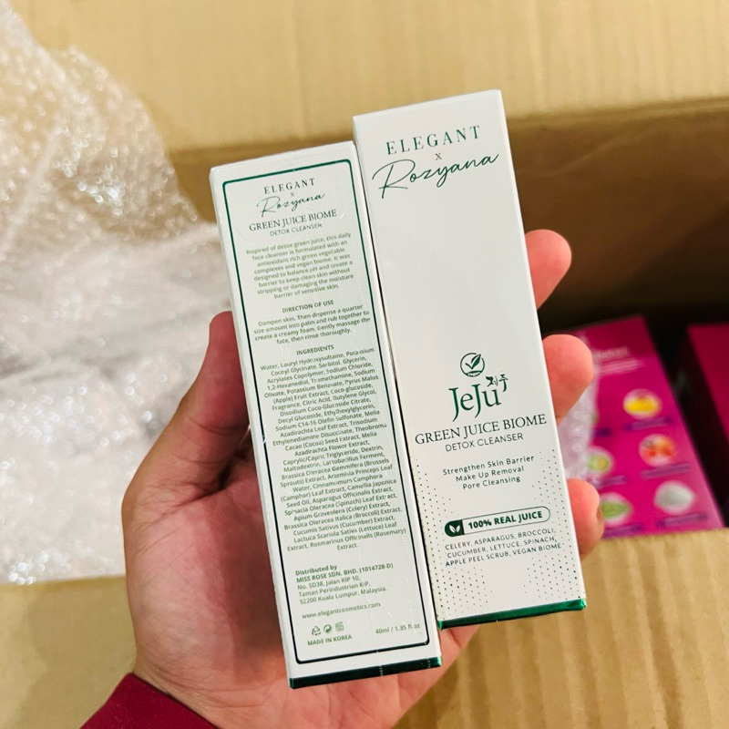 Elegant X Rozyana Jeju Cleanser 40ML | Shopee Malaysia