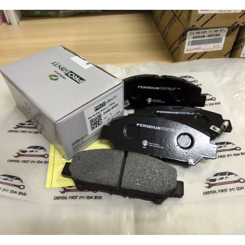 100% ORIGINAL PERODUA BRAKE PAD FRONT FOR PERODUA ATIVA [ 2021/2024 1.0 ...