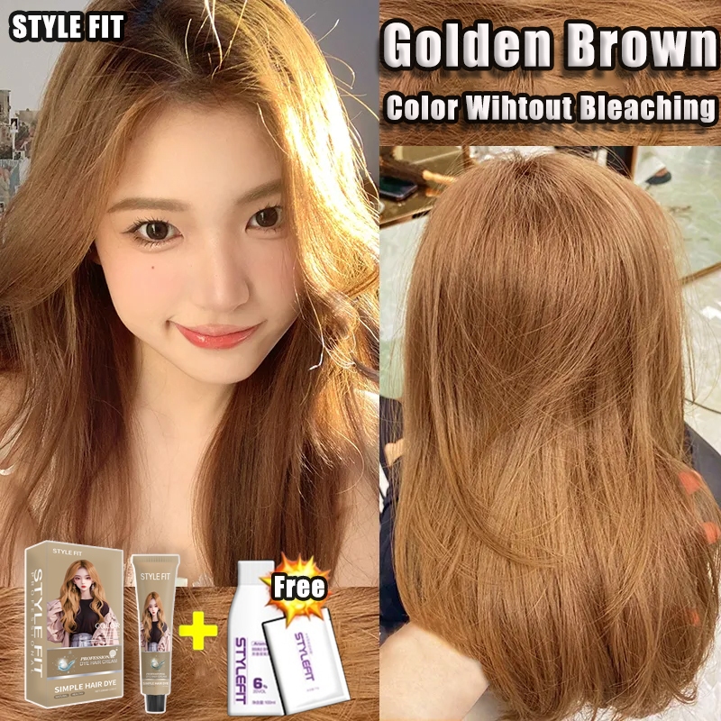 【Simple Hair Dye】 STYLE FIT HAIR DYE COLOR CREAM 2.0 200ML NATURAL HAIR ...