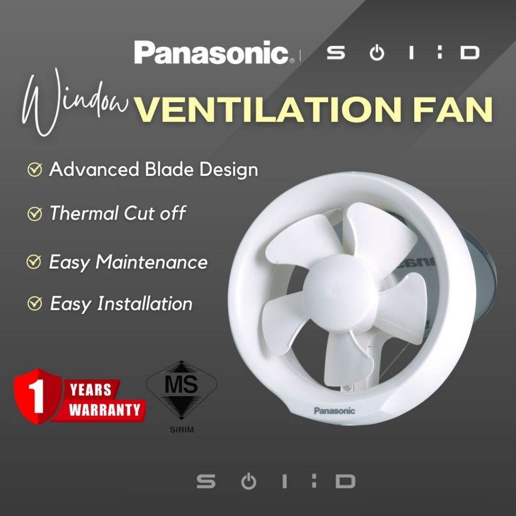 Panasonic Ventilating Fan FV-20WU4, 20cm / 8”inch | Shopee Malaysia
