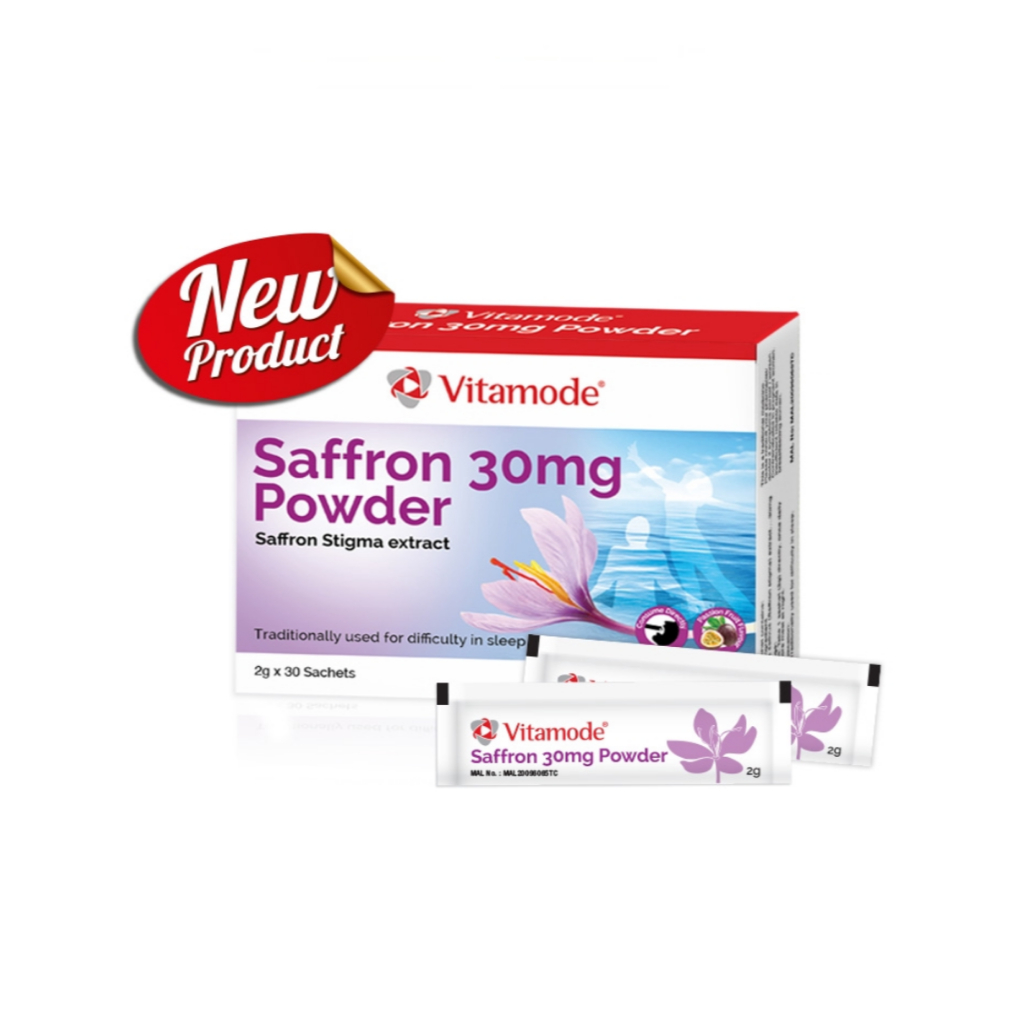 Vitamode Saffron 30mg Powder Saffron Stigma Extract 2g × 30 Sachets ...