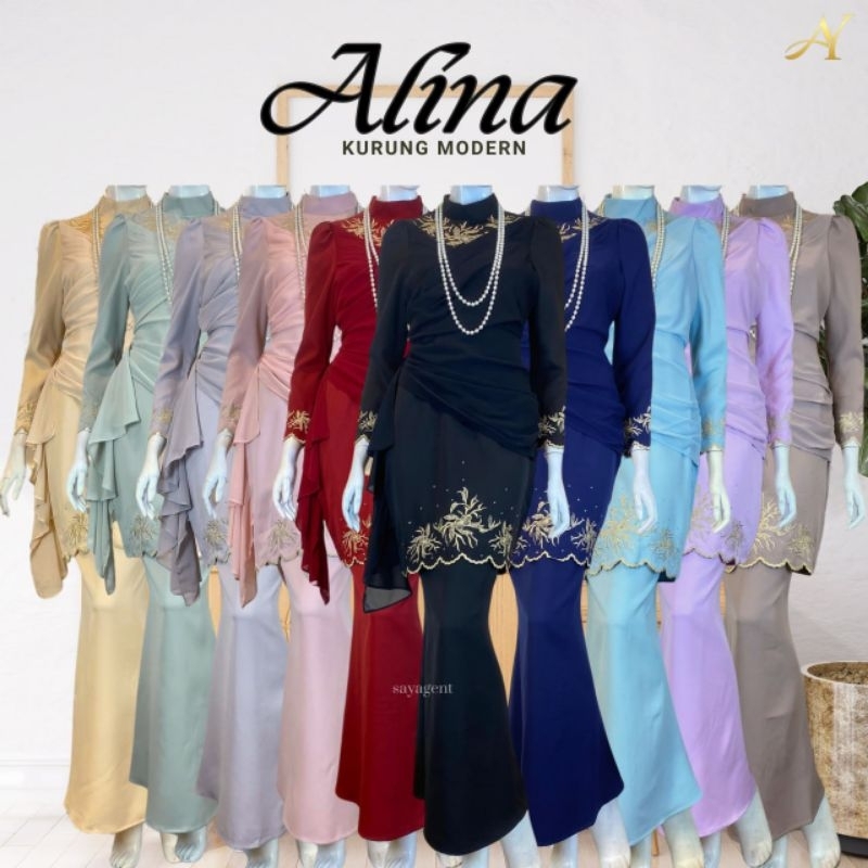 RAYA 2025 KURUNG MODERN ALINA | Shopee Malaysia