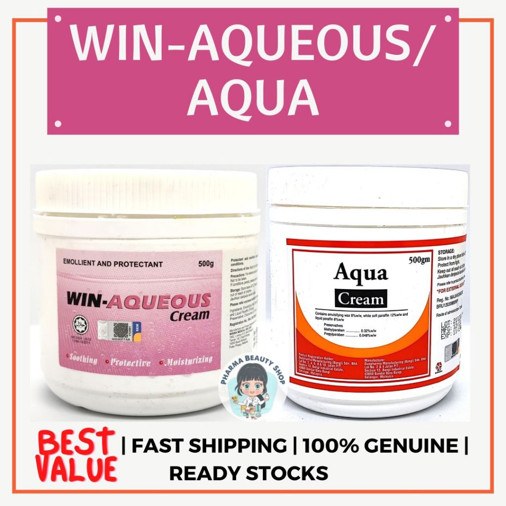 Win-Aqueous Cream 500g/ Aqua Cream 500g - Suitable for Eczema Skin ...
