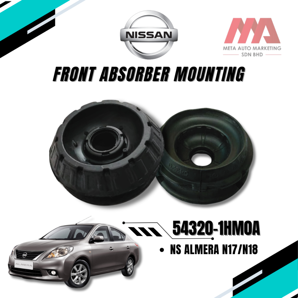 NISSAN ALMERA N17/18 ABSORBER MOUNTING FRONT (54320-1HM0A) | Shopee ...