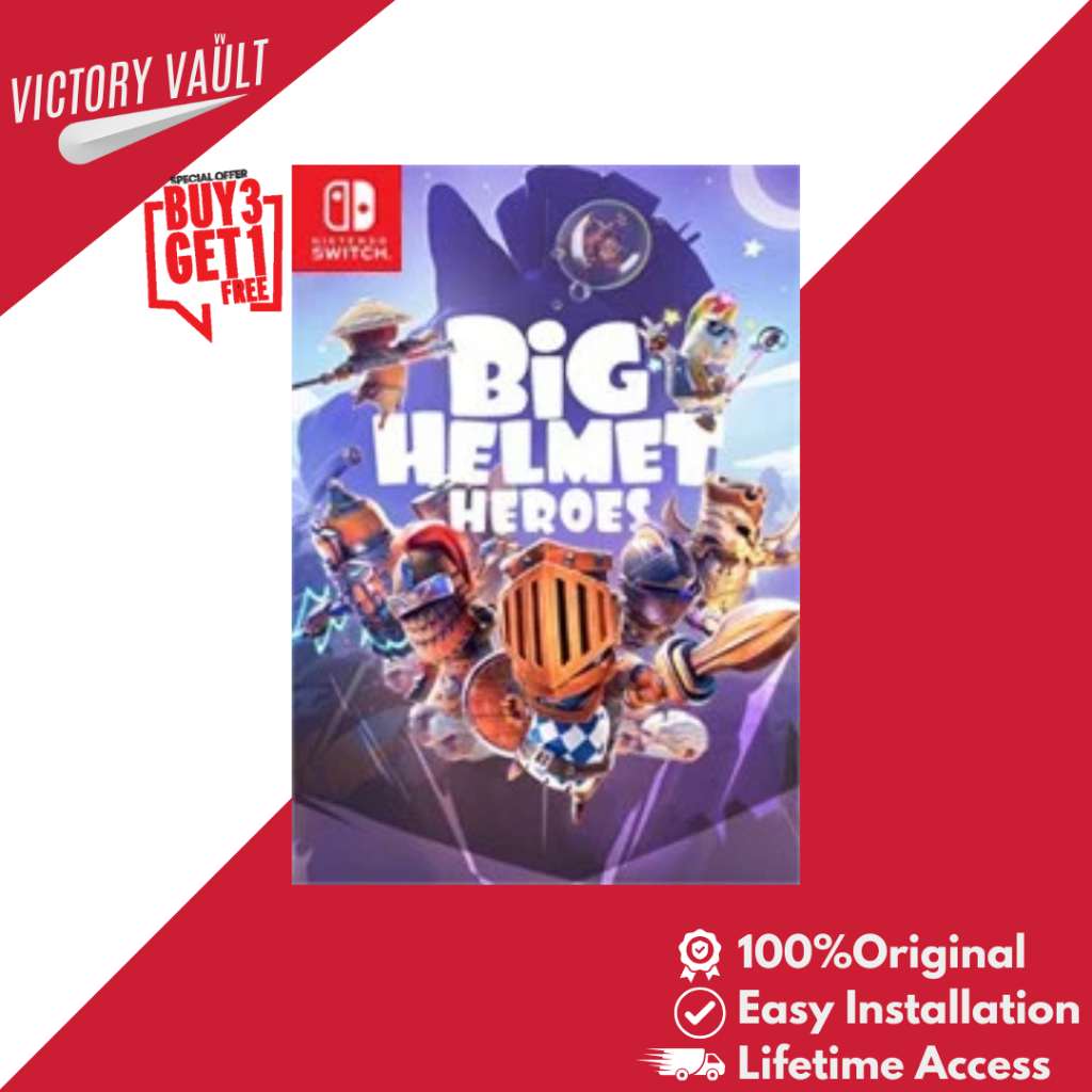 Big Helmet Heroes 大头盔英雄 (Nintendo Switch) Digital Download BUY 3 FREE 1 ...