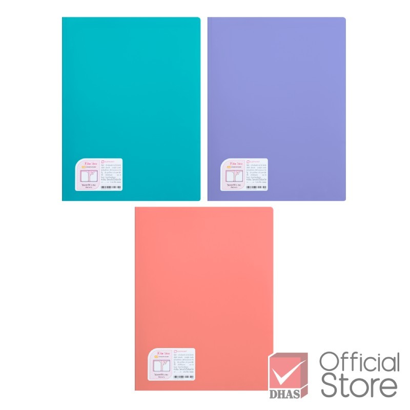 Elephant Plastic Folder A4 6 packet File Idea-P06 | Shopee Malaysia