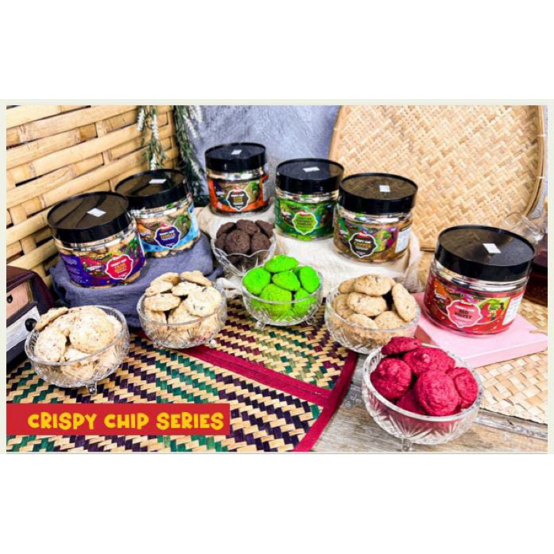 TEEGA CRISPY CHIP COOKIES I CRANBERRY I DARK CHOC I PANDAN KELAPA I RED ...