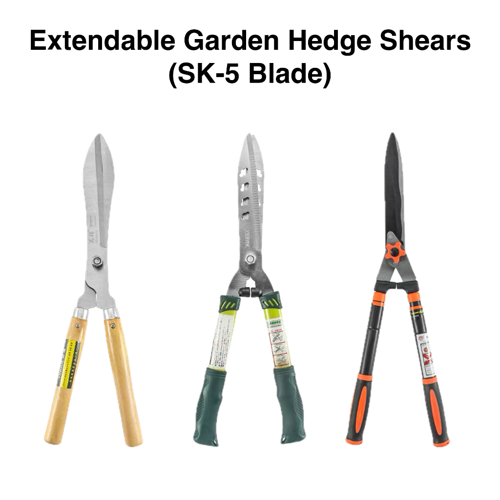 Adjustable 64-82cm Hedge Shear Garden Wooden Handle and PVC Handle SK-5 ...