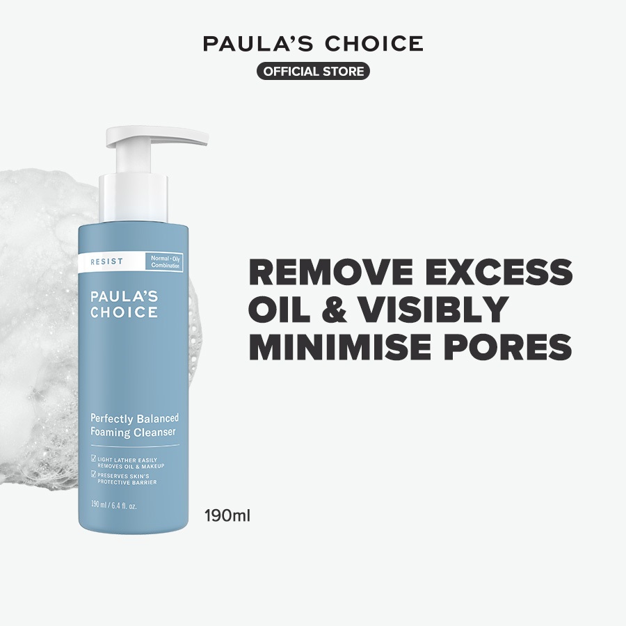 Paula's Choice Resist Perfectly Balanced Foaming Cleanser - Anti-Aging ...