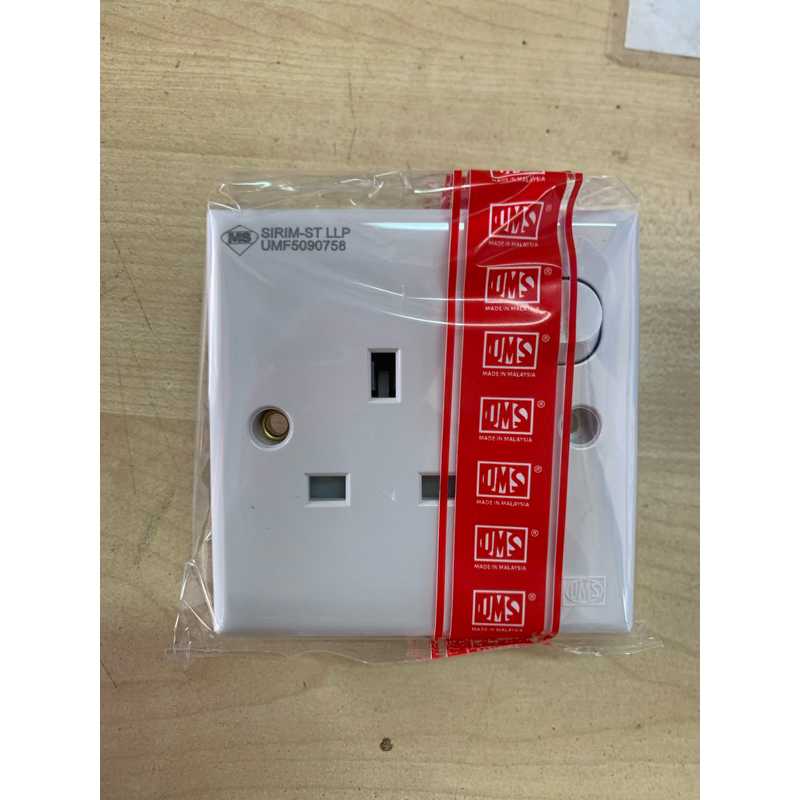 UMS SWITCH SOCKET OUTLET 13A 3113-J SIRIM | Shopee Malaysia