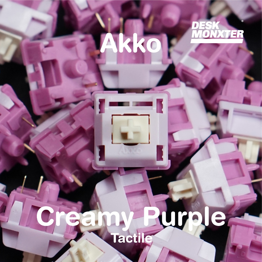 Akko V3 Creamy Purple Pro Tactile Switch | Shopee Malaysia