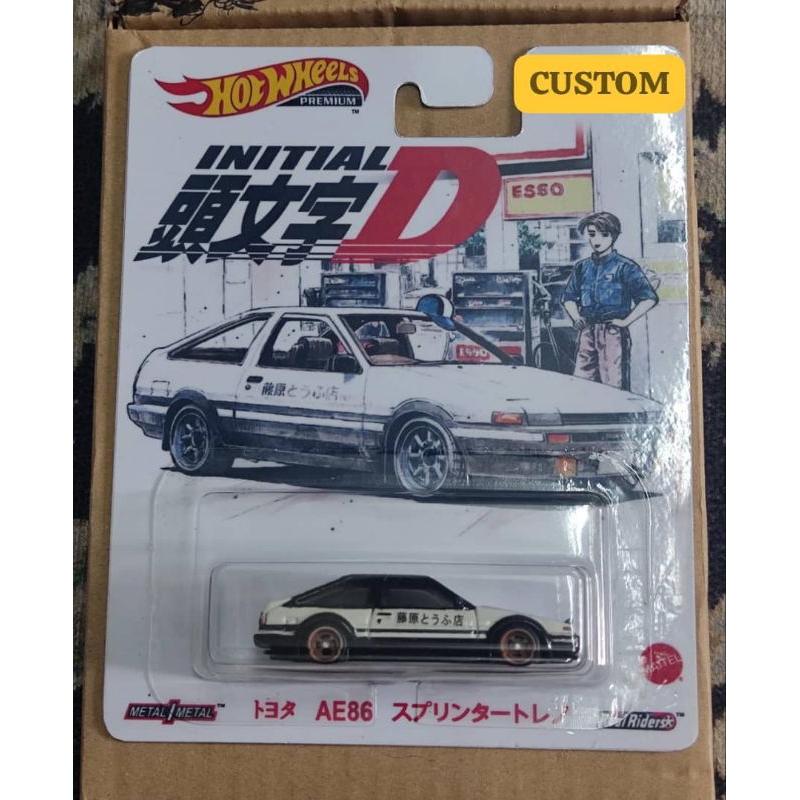 HOTWHEELS CUSTOM INITIAL D AE86 TRUENO | Shopee Malaysia