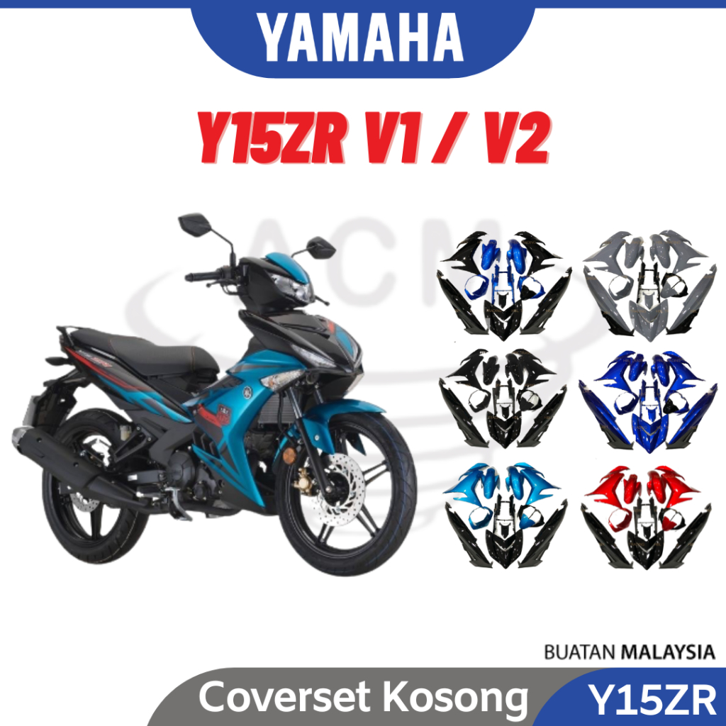 YAMAHA Y15ZR V1 V2 Full Body Cover Set Color Parts Part Bodyset Y suku Y15 ZR Coverset Kosong ...