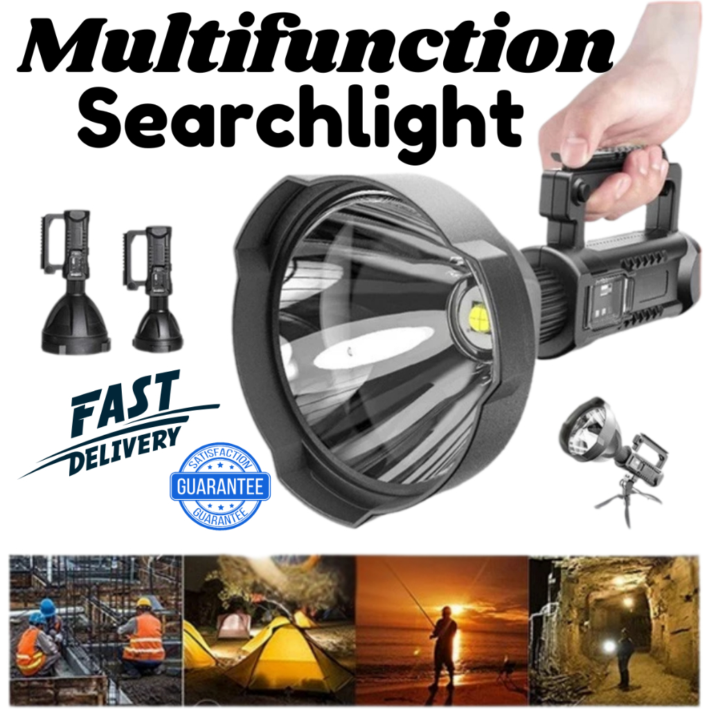 [SHOPEE]LED Super Bright Torch Light 200000 lumens Portable ...