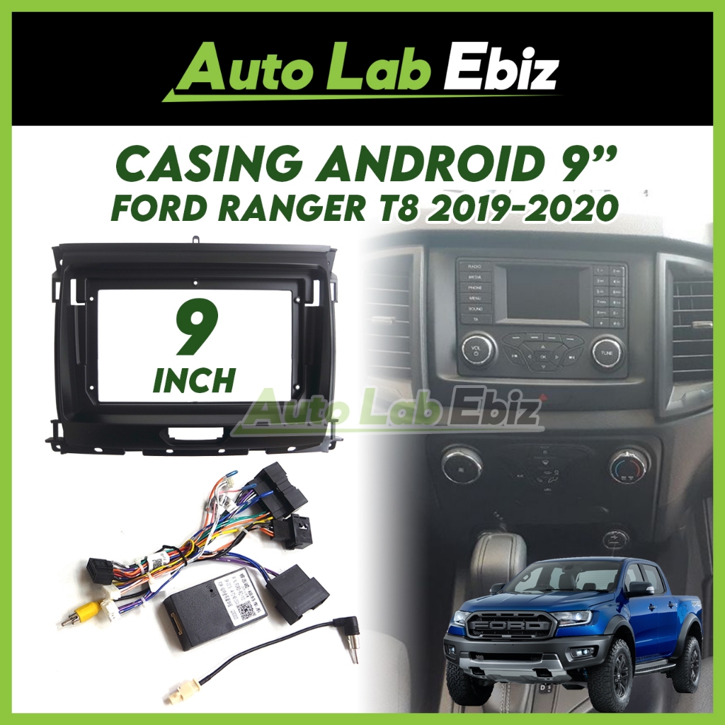 Ford Ranger T8 2019-2020 Android Player Casing 9" inch with Ford Power ...
