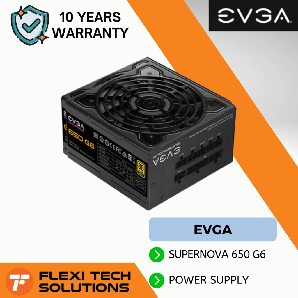 Flexi Tech EVGA SuperNOVA 650 G6 80 Plus Gold 650W Fully Modular Power Supply | Shopee Malaysia