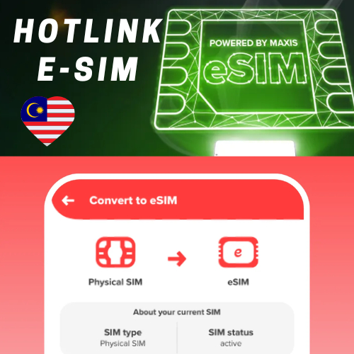 HOTLINK ESIM 365 HARI VALIDITY BOLEH KEKAL NO LAMA | Shopee Malaysia