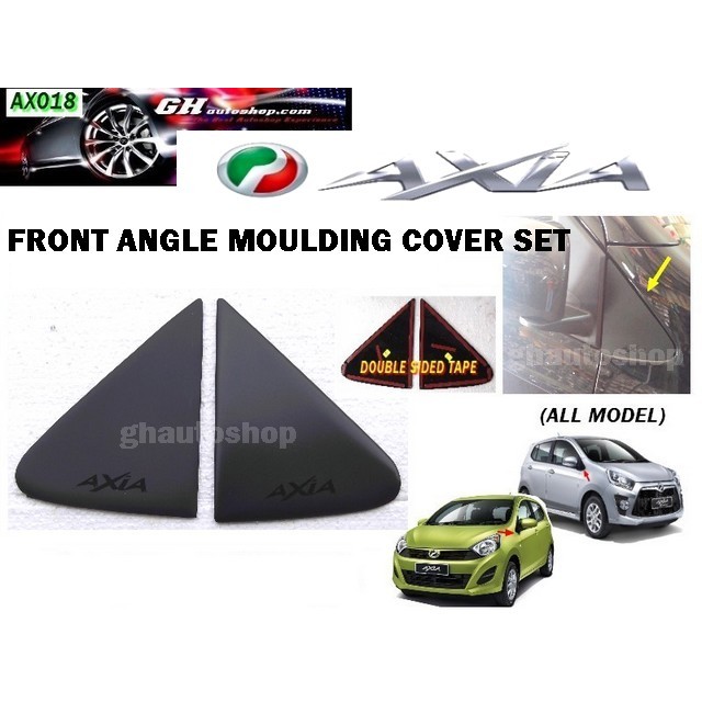 PERODUA AXIA & AXIA Rahmah sporty front angle part moulding cover set ...