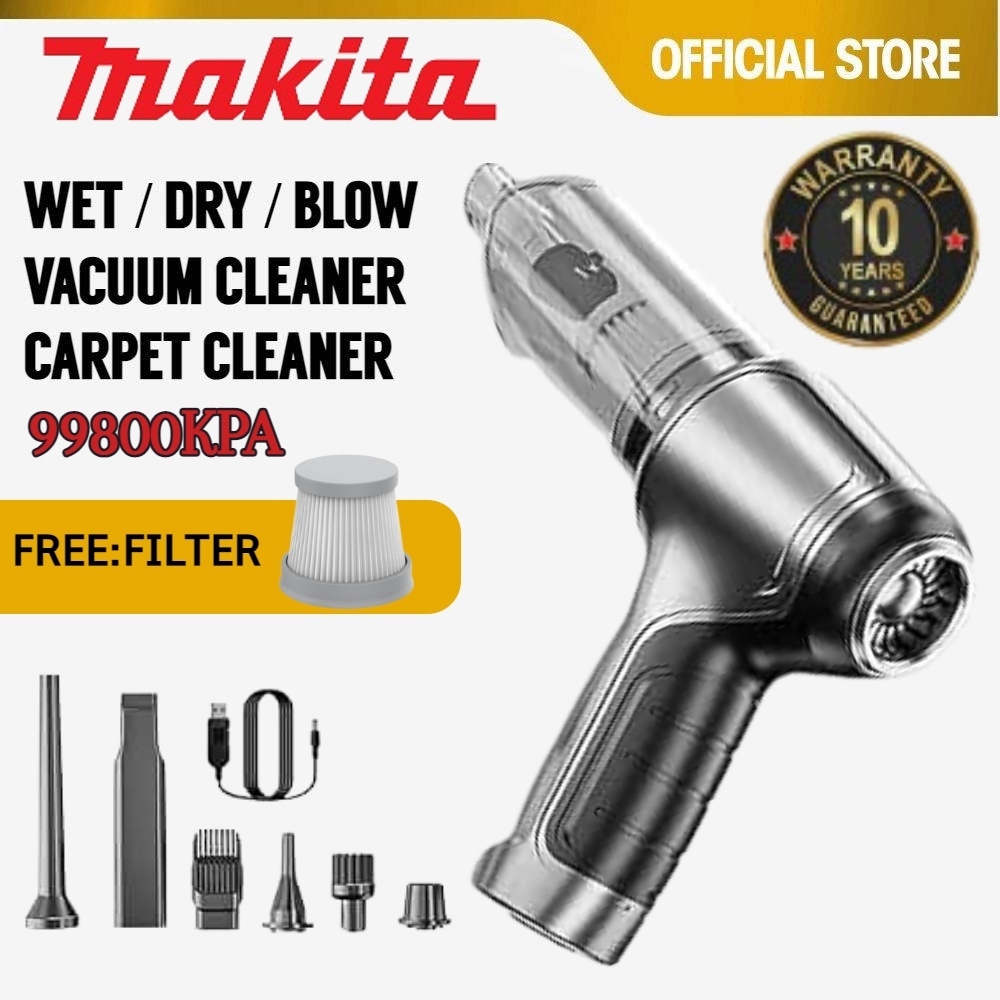 MAKITA Car Vacuum Cleaner Vacum Small Vacuum Blower Vacum Tanpa Wayar ...